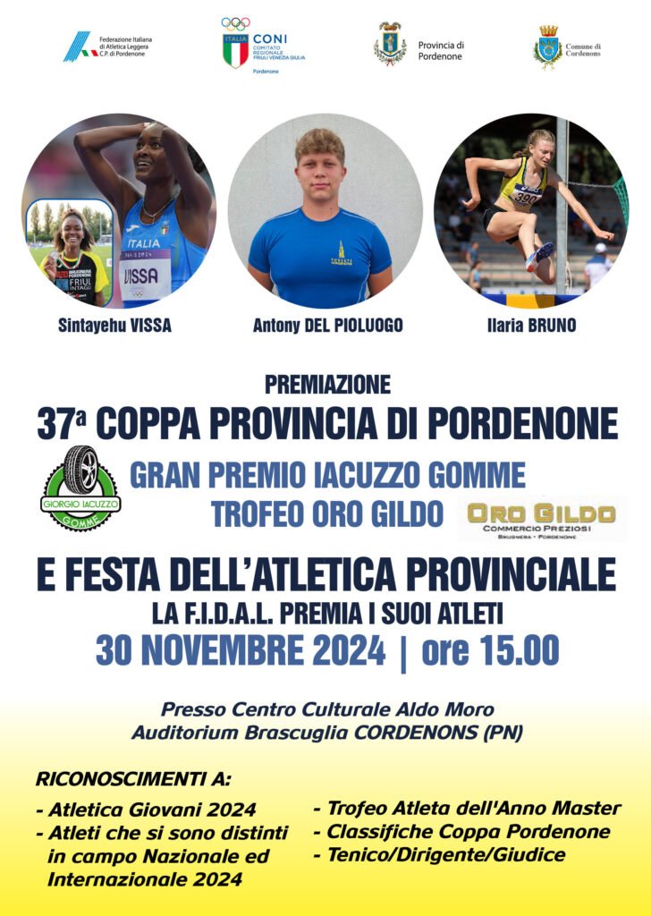 Home - Comitato provinciale FIDAL Pordenone